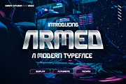 Armed - Modern Font, a Sans Serif Font by Drizy | Creative Market