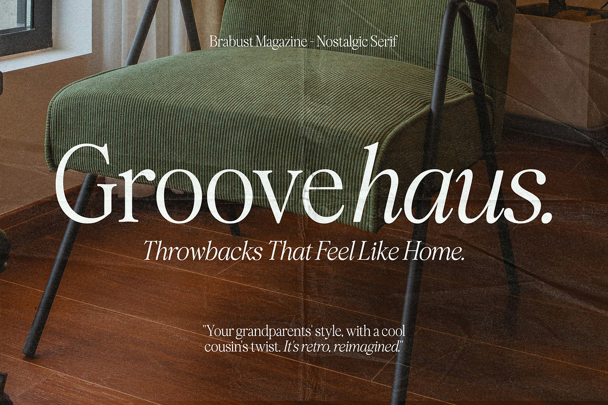 Brabust Magazine, a Serif Font by Attract Studio