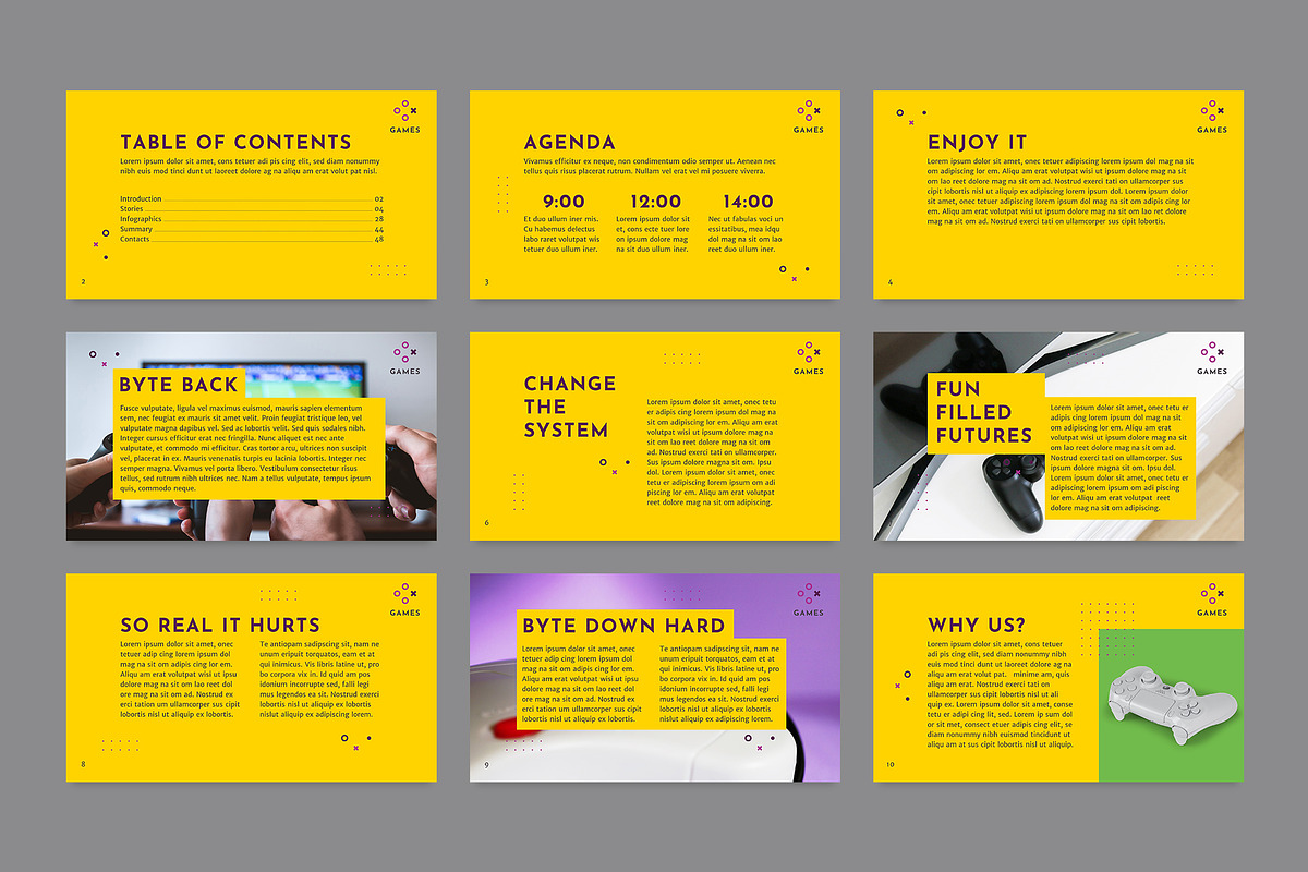 Presentation Gaming Company, a Presentation Template by TemplatesNow!