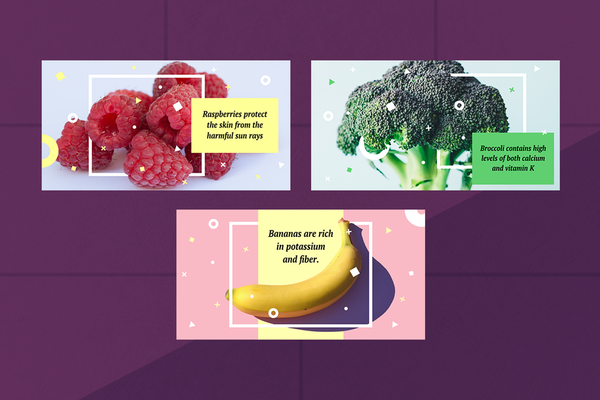 Healthy Facebook Post Templates, a Social Media Template by Graphicase