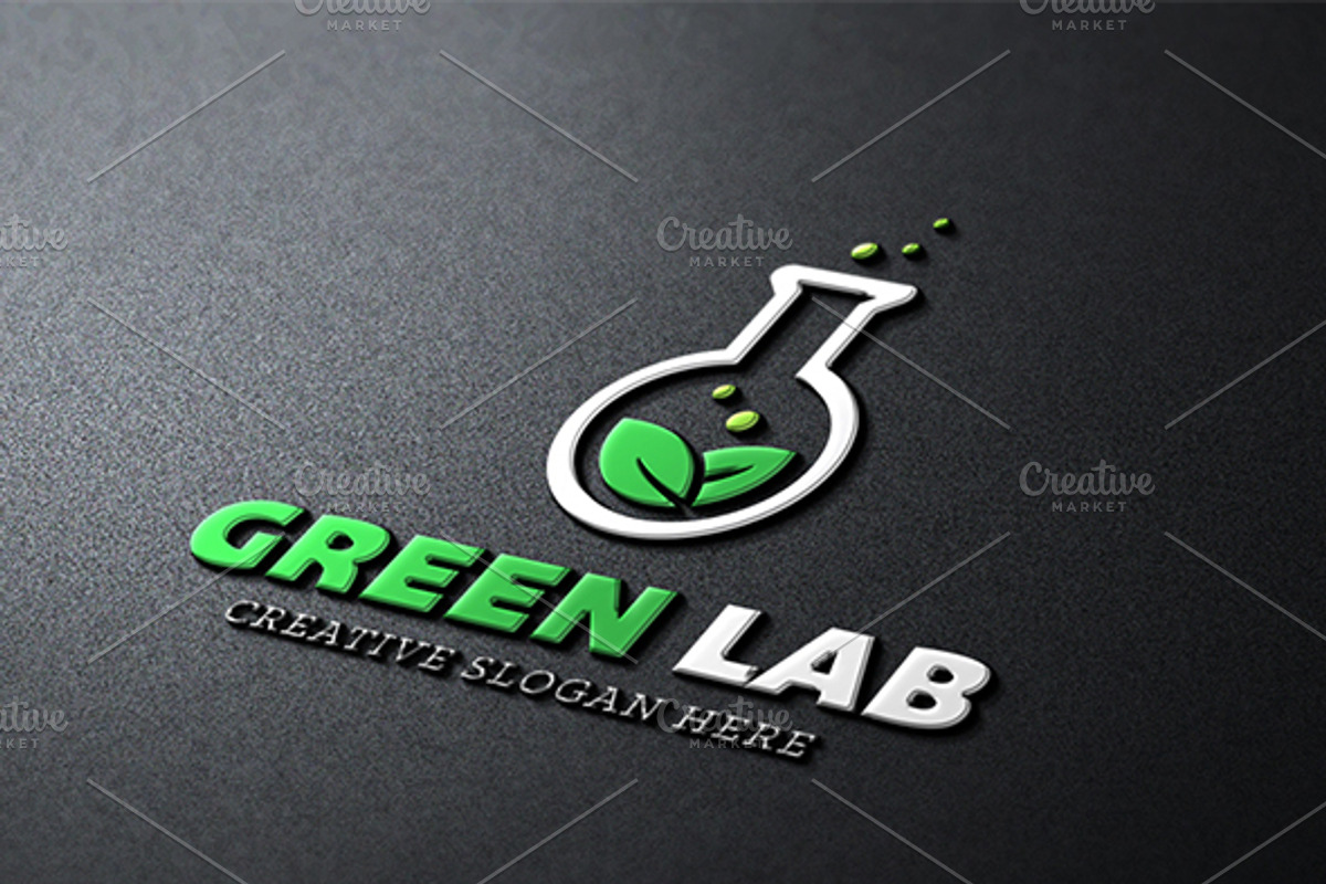 Green Lab, a Branding & Logo Template by Vectorwins Premium Shop