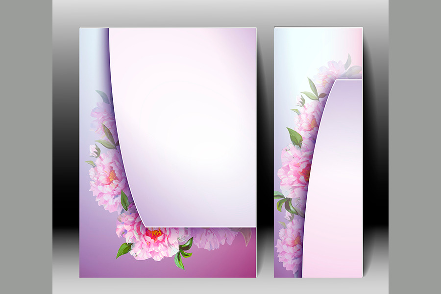 Spring flowers invitation card, an Invitation Template by Valenty