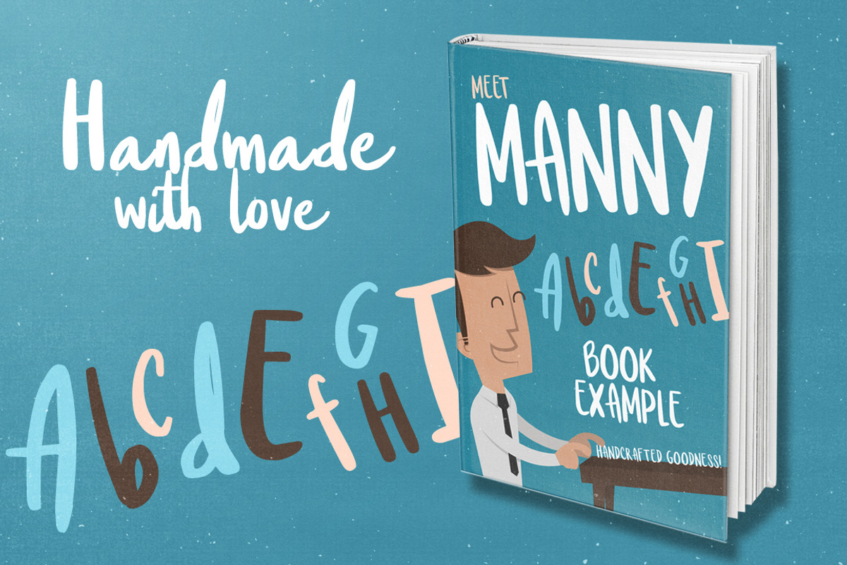 Meet Manny Typeface, a Font by Layerform Design Co. | Creative Market