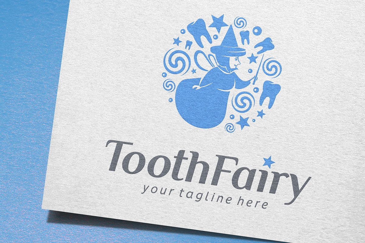 Tooth Fairy Logo, a Branding & Logo Template by IKarGraphics