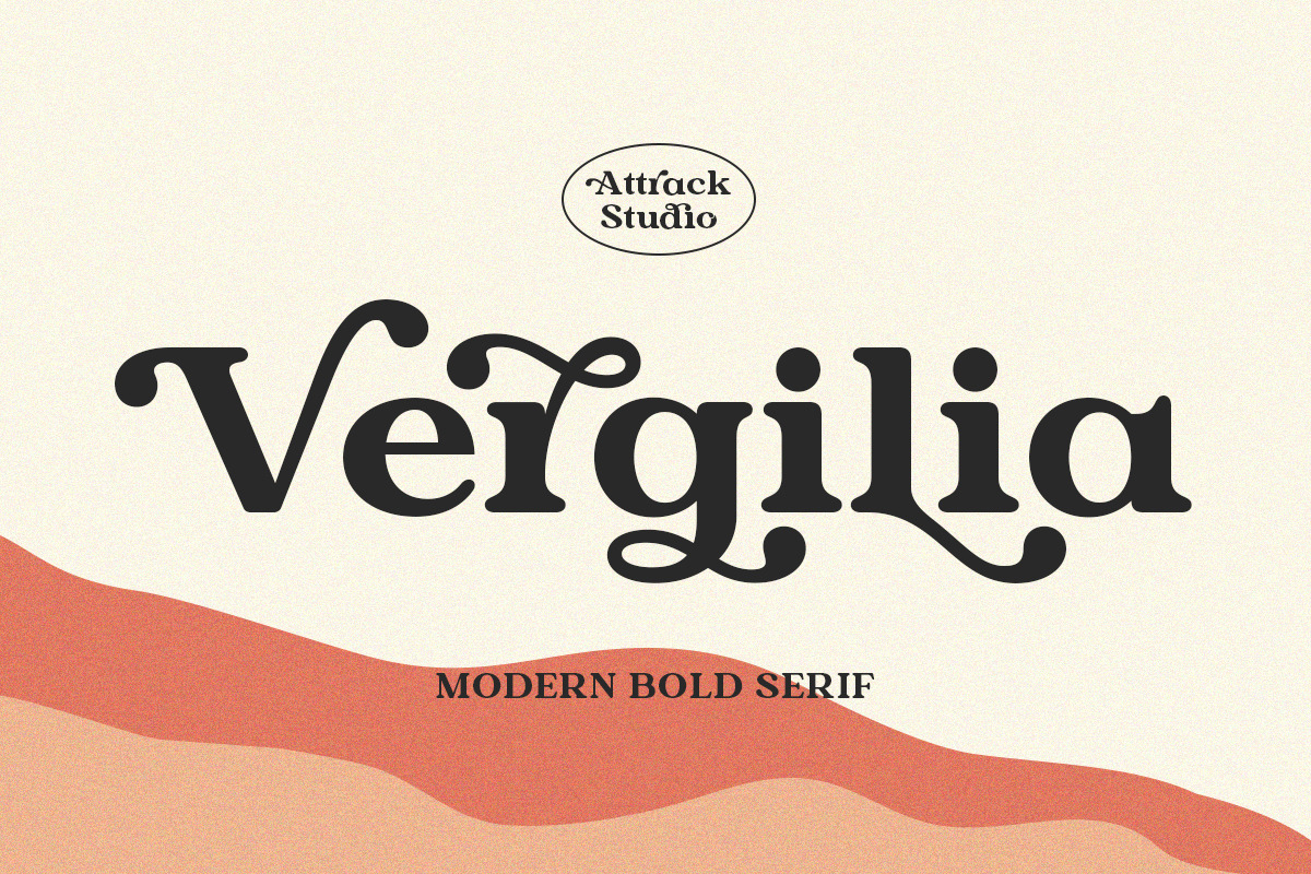 Vergilia, a Serif Font by Attract Studio