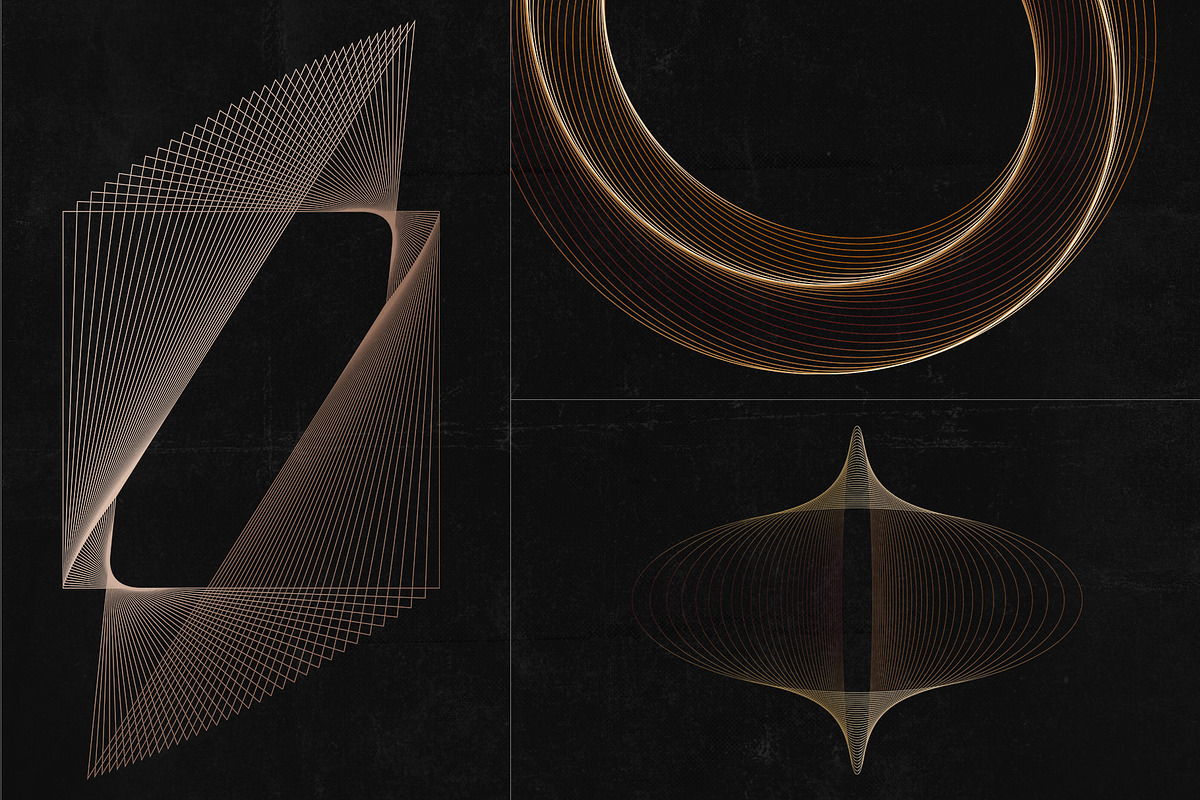 225 Wireframe Vector and PNG Elements