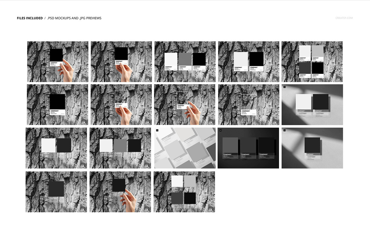Color Match Mockup Set, a Product Mockup by creatsy5