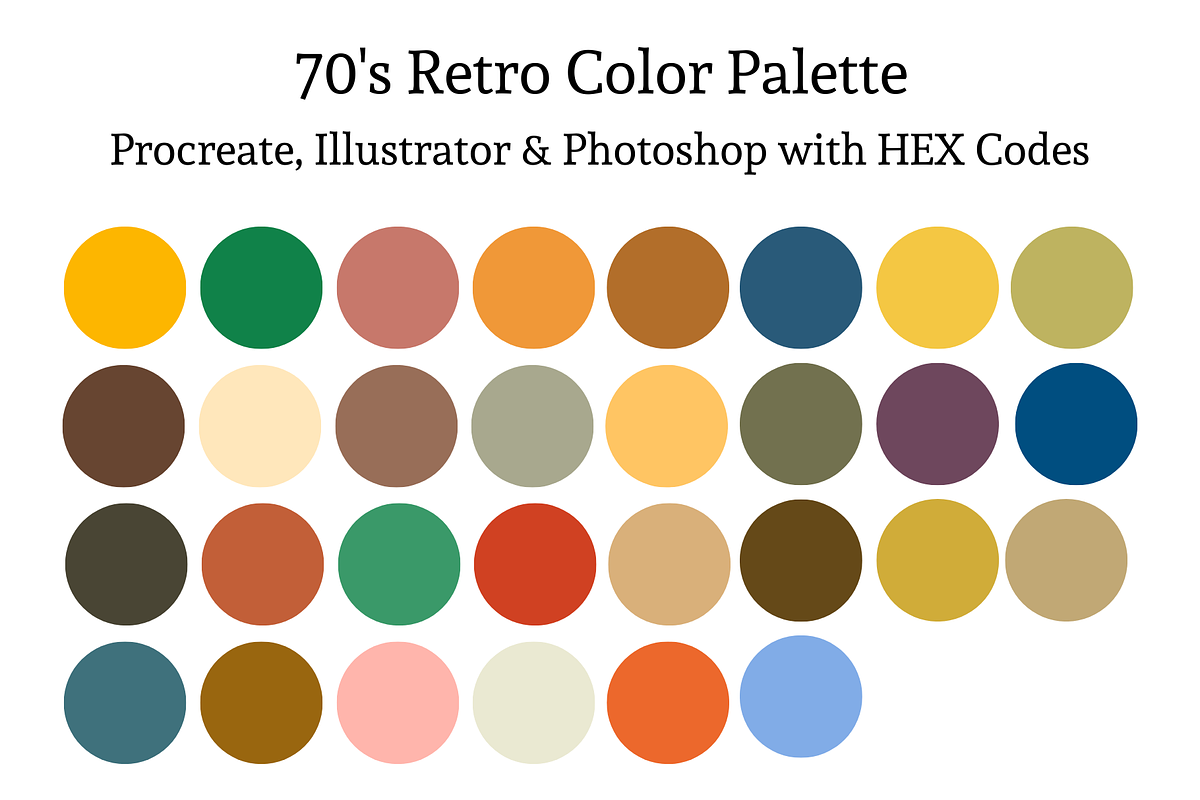 Color Palette Procreate Illustrator