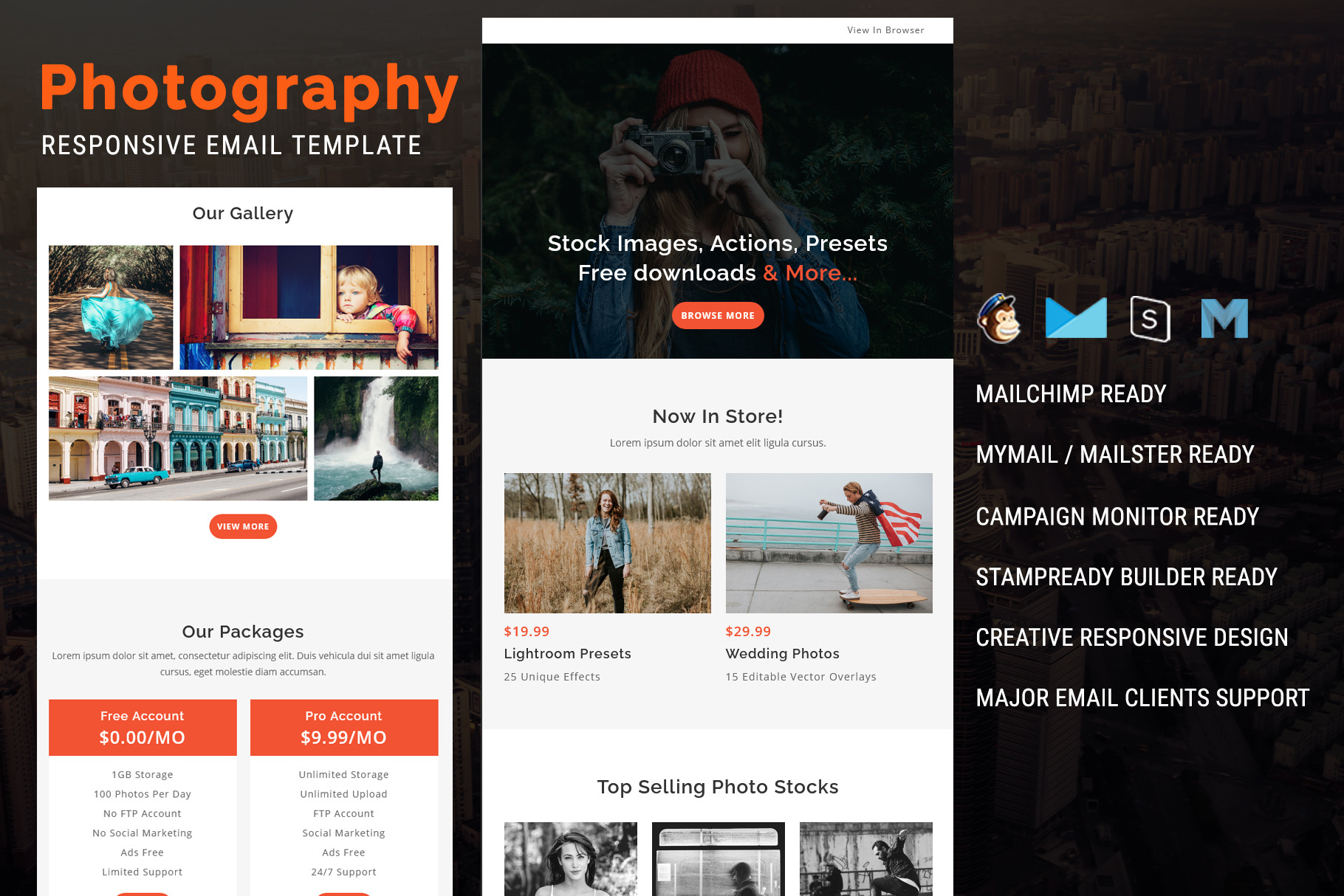 Photography - Email Template, an Email Template by Pennyblack Templates