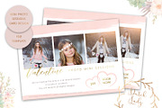 PSD Photo Session Card Template #28, a Card Template by The Dutch Lady ...