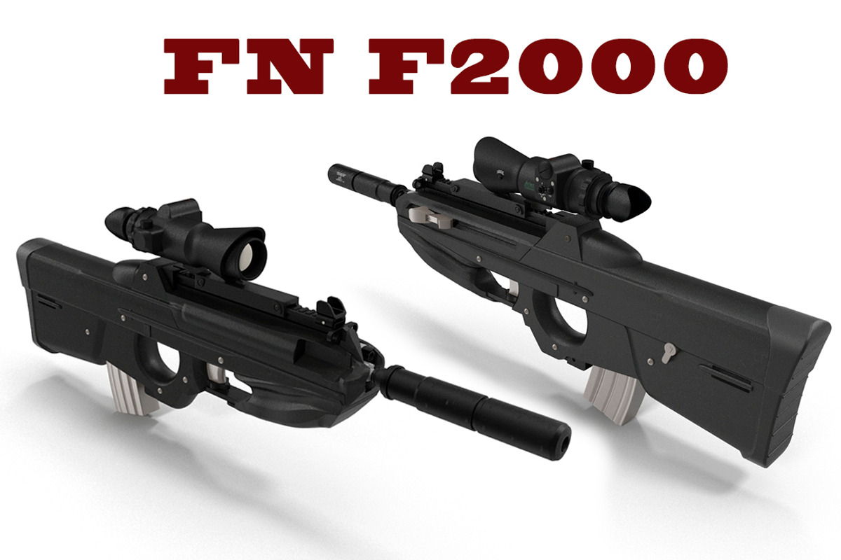 FN F2000, an Object 3D Model by AndrewWhite