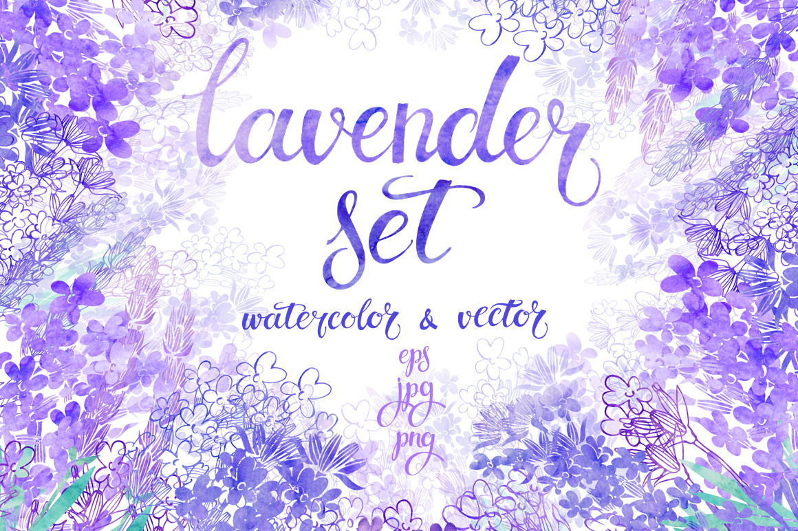 Lavender., an Object Illustration by maritime_m | Creative Market