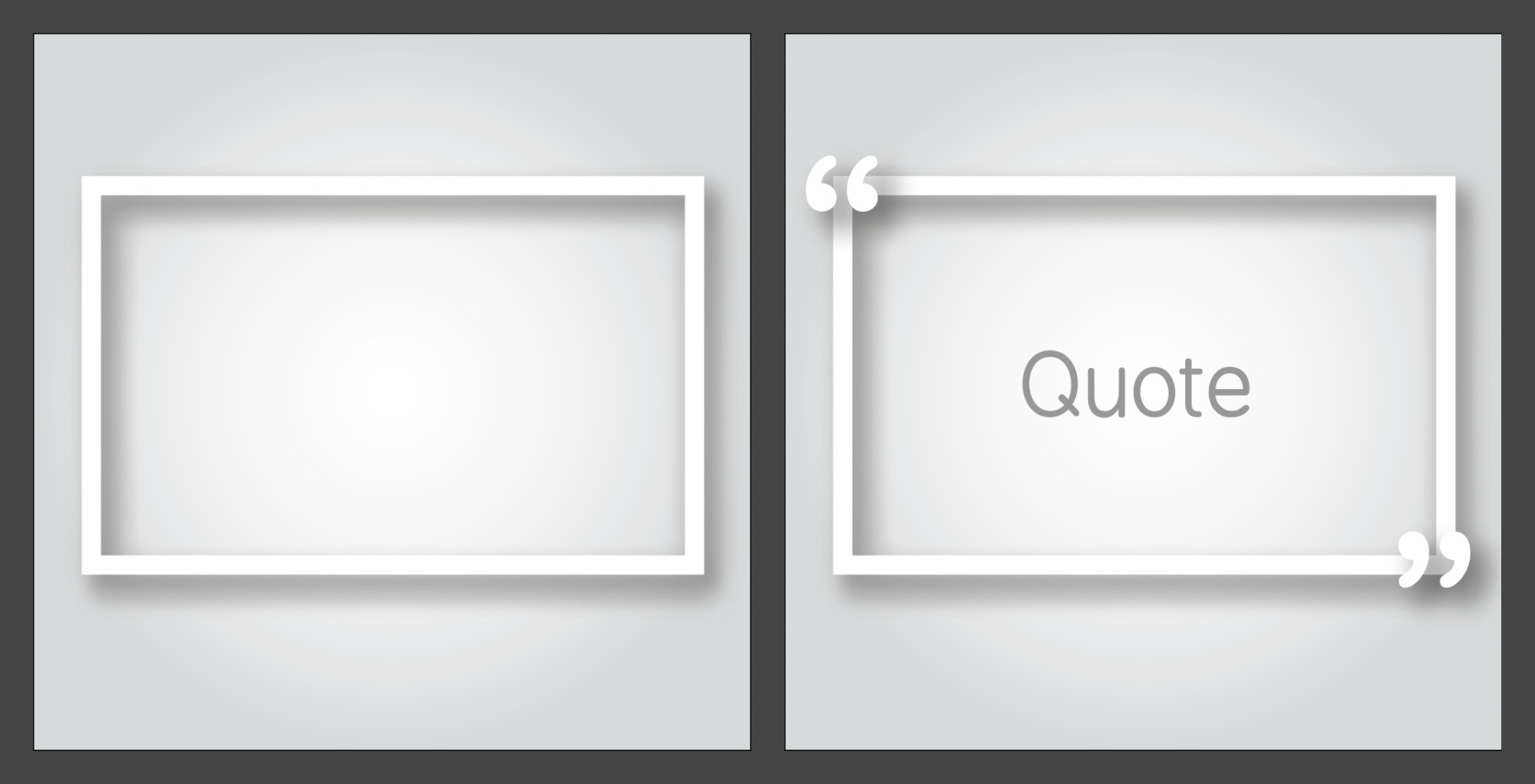 Empty paper frame. Vector file, a Poster Template by Bunny's Little Shop