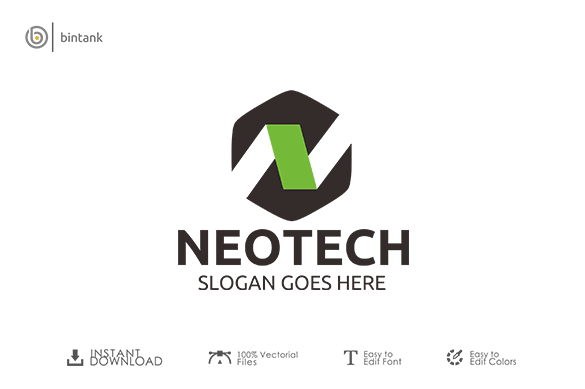 Neotech - N Logo, a Branding & Logo Template by Bintank Studio ...