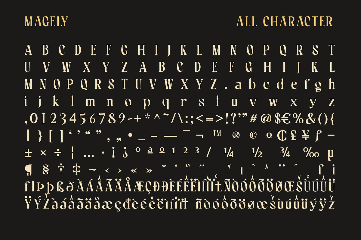 Magely - Stylish Serif Font Family, a Serif Font by Craft Supply Co.