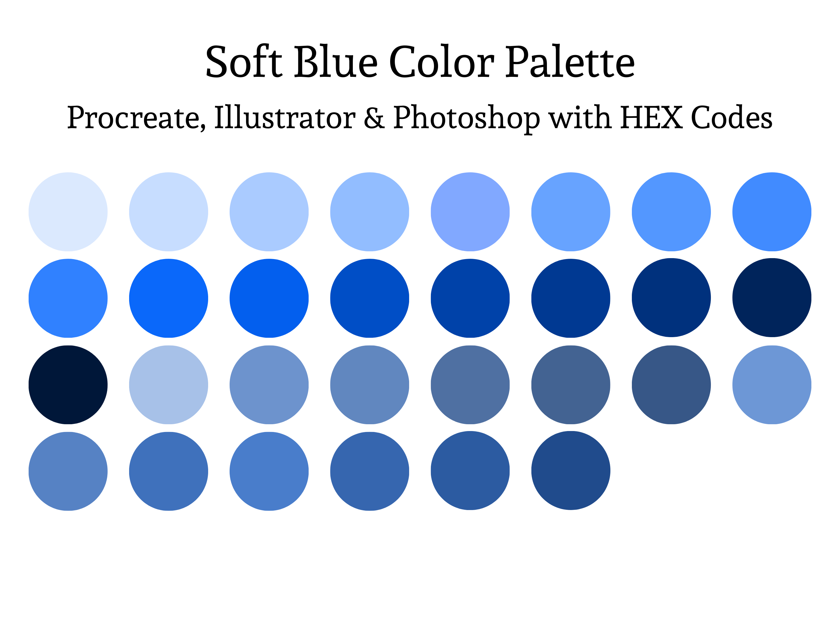 Color Palette Procreate Illustrator