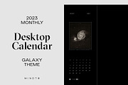 2023 Monthly Desktop Calendar