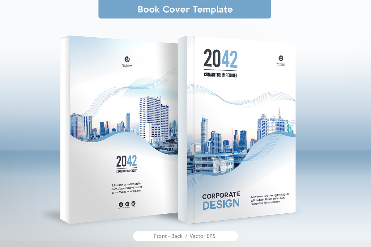 Corporate Design Book Cover 02, a Marketing Template by WheelieMonkey ...