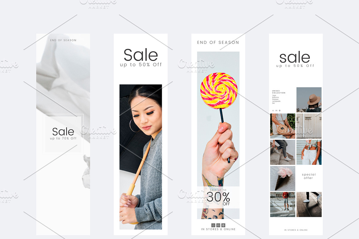 Shop sale offer templates set vector, a Marketing Template by rawpixel ...