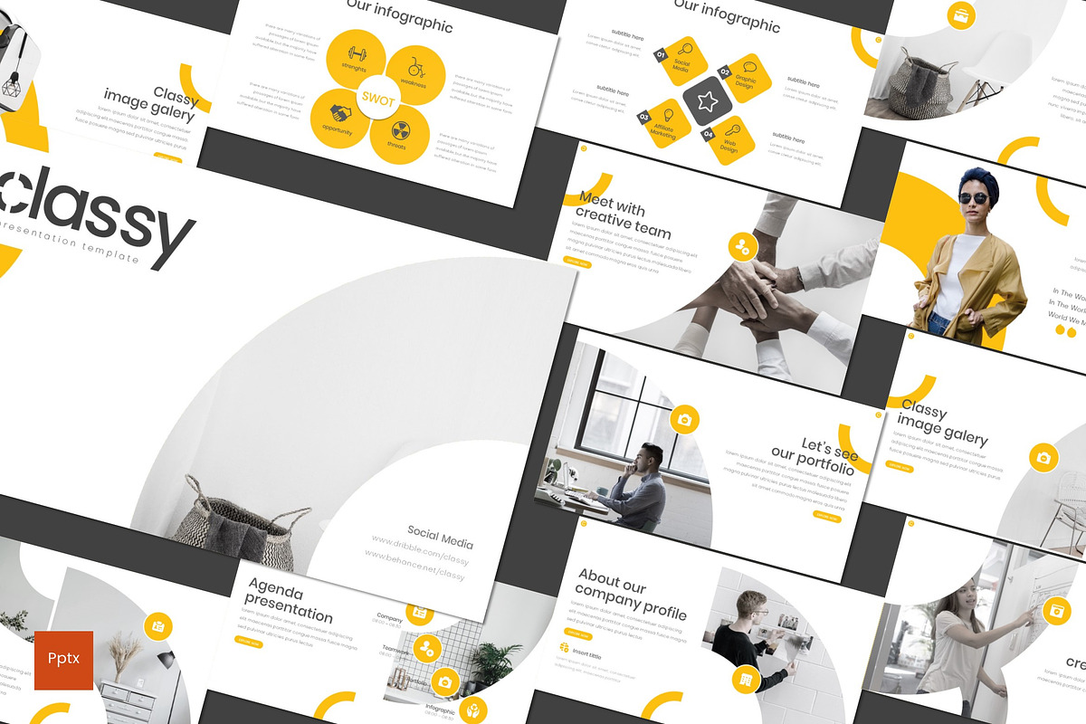 Classy - Powerpoint Template, a Presentation Template by inspirasign
