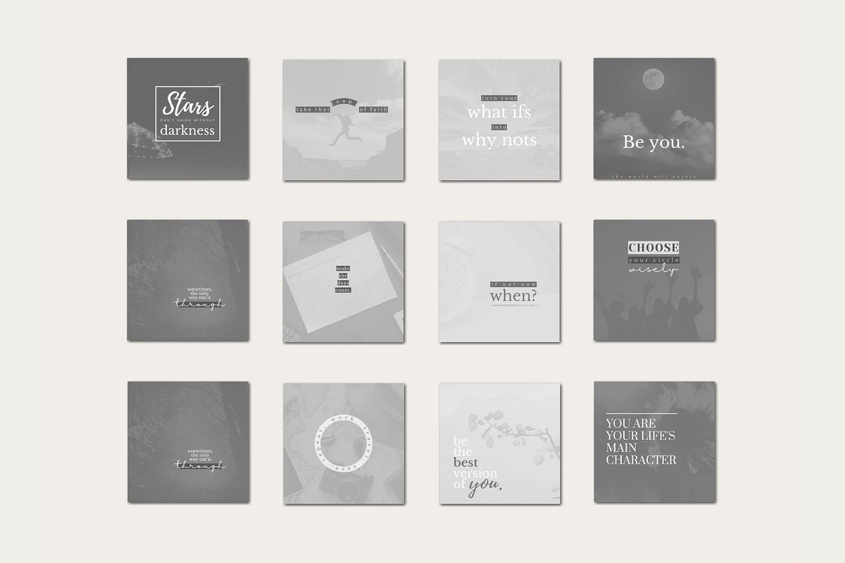 60 Instagram Motivational Aesthetic | Creative Market