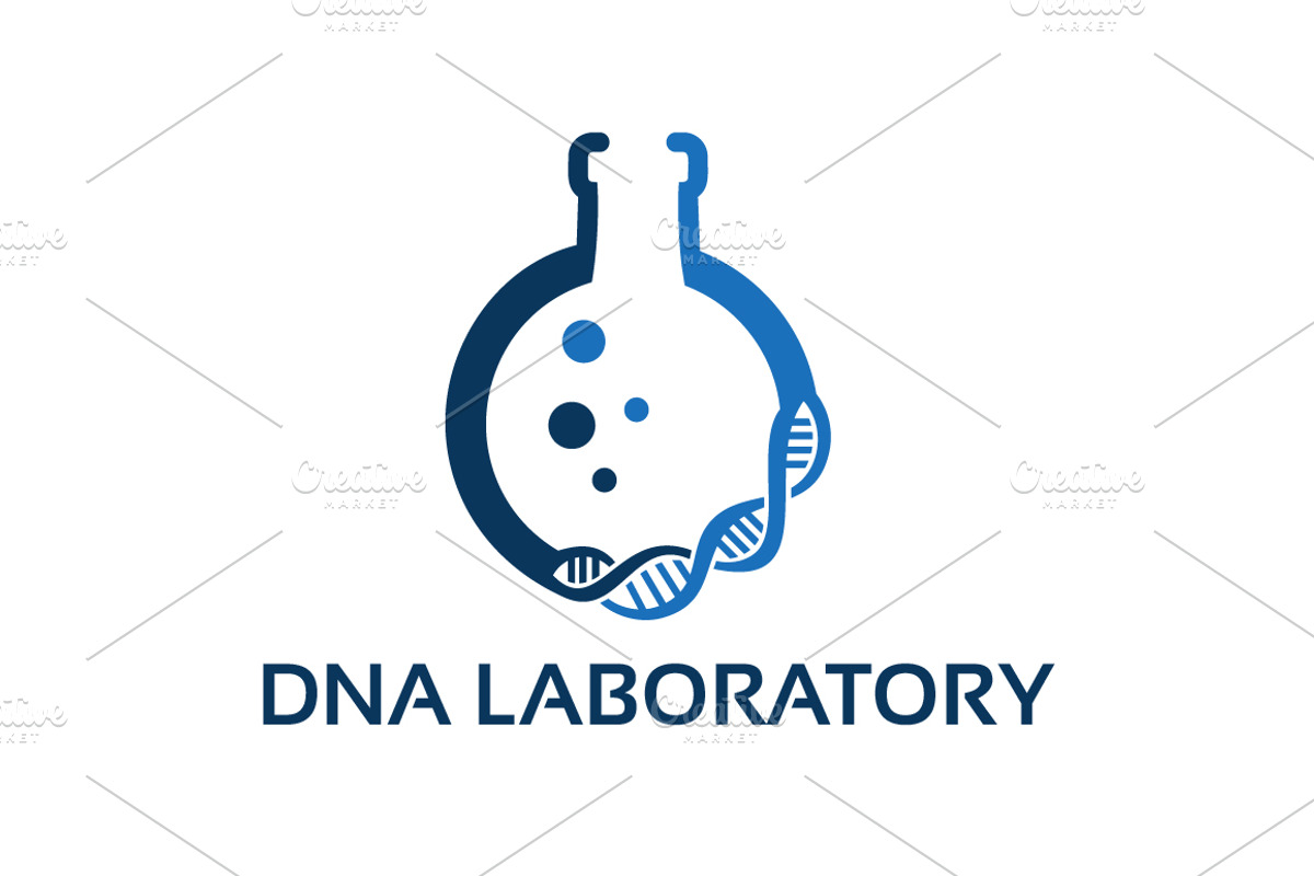 DNA Laboratory Logo designs Template, a Branding & Logo Template by ...