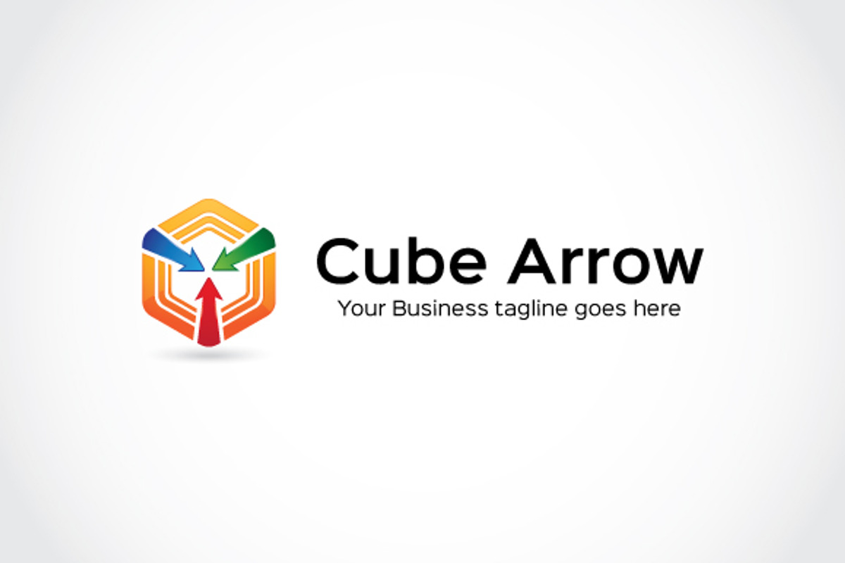 Cube Arrow Logo Template, a Branding & Logo Template by The Branding Fusion
