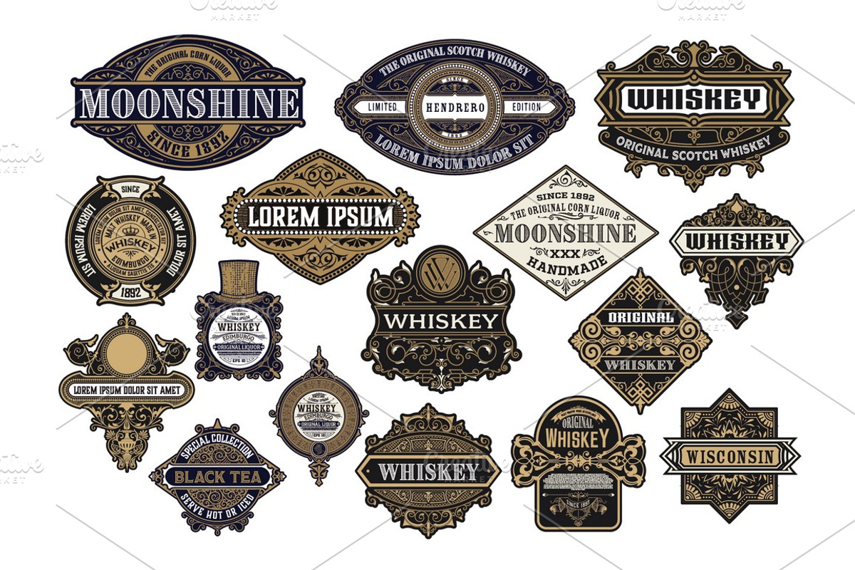 Pack Template with logos and badges, a Branding & Logo Template by ...