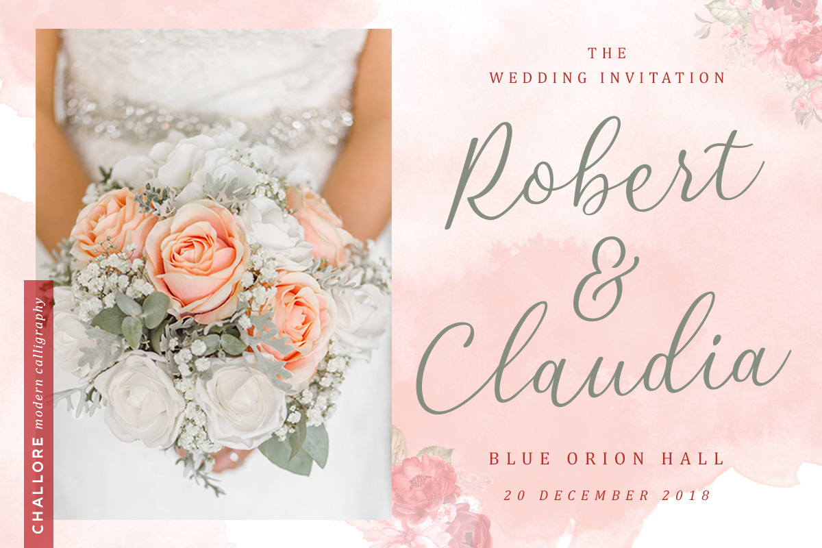 Challore Script, a Script Font by IronbirdCreative | Creative Market