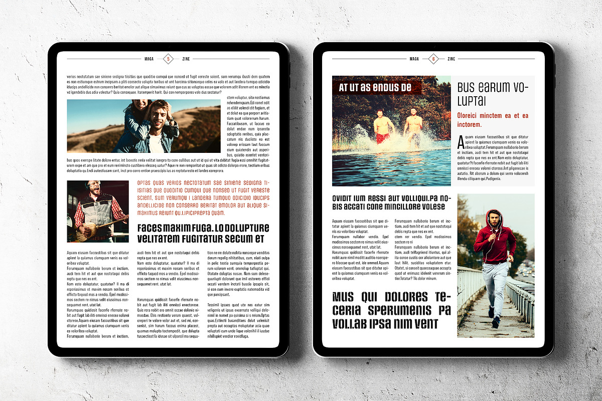Digital Magazine Layout