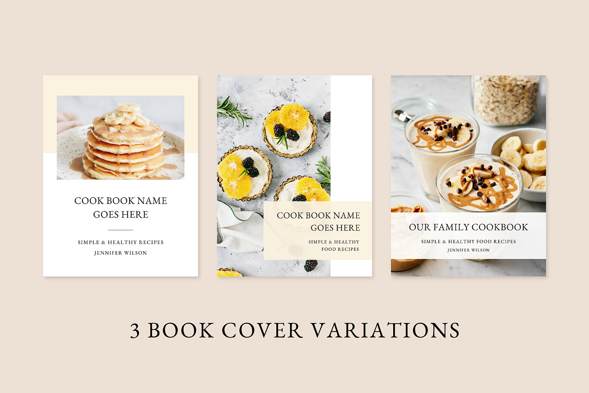 Yellow Cookbook Template, a Magazine Template by ShopRShop