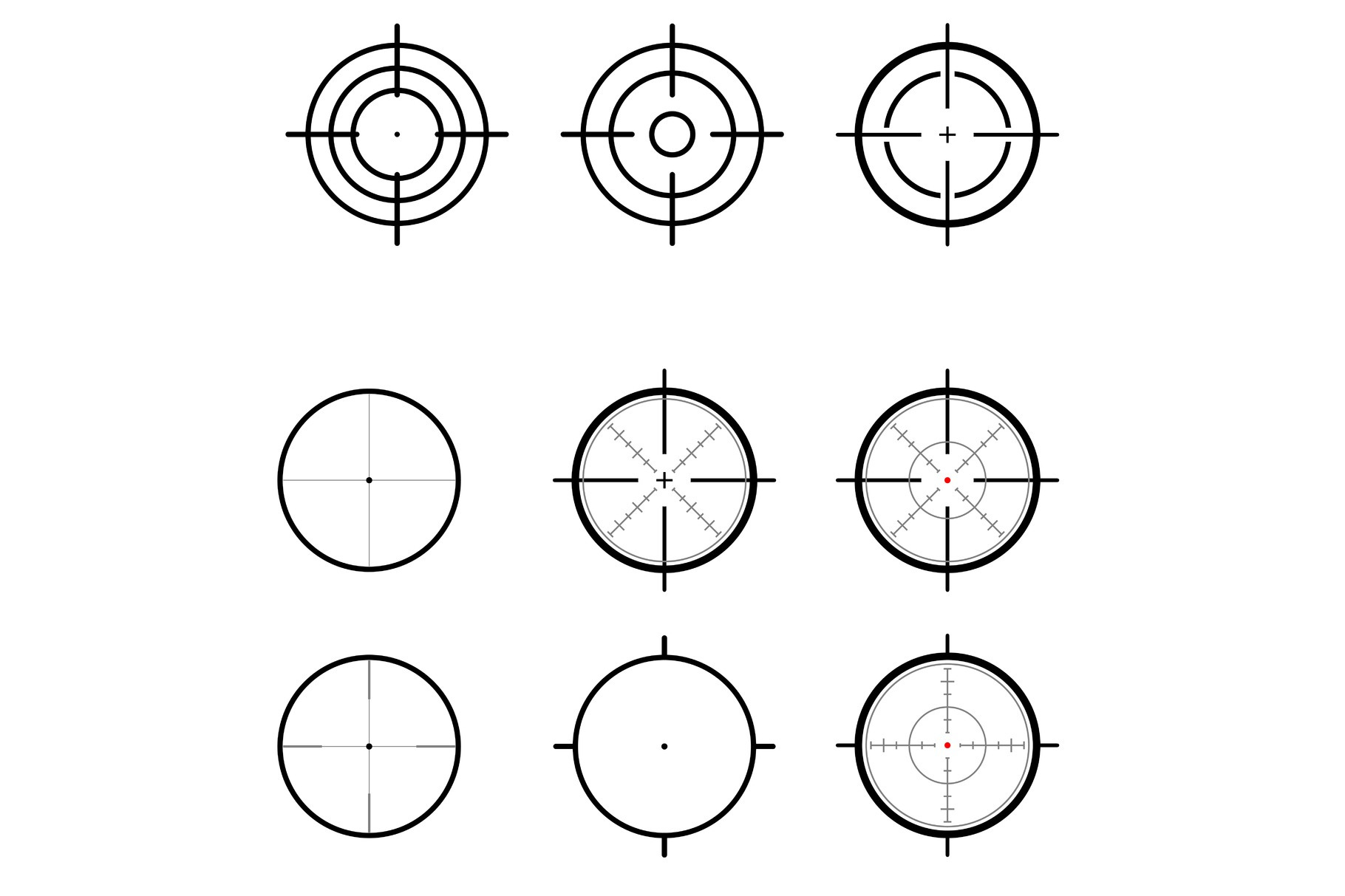 set of targets, an Object Graphic by piter.goskov