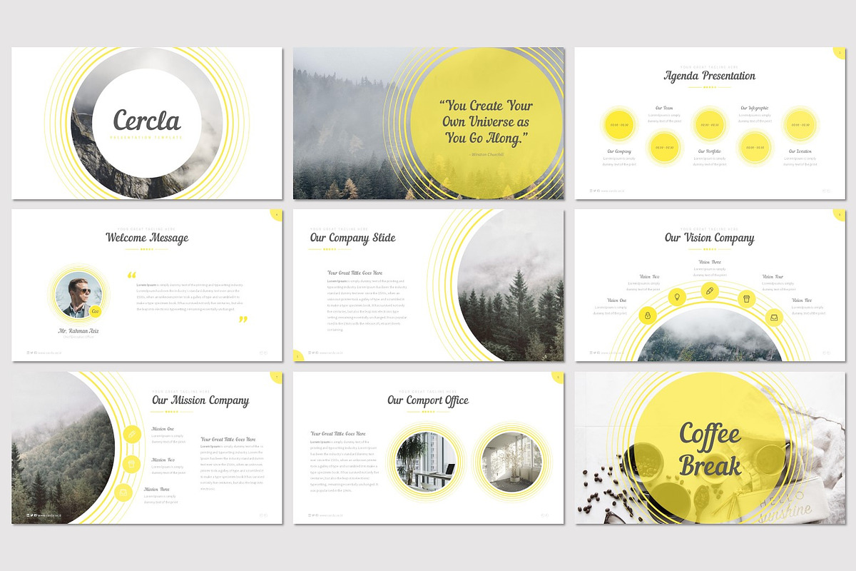 Cercla - Powerpoint Template, a Presentation Template by inspirasign