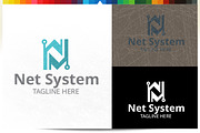 Net System, a Branding & Logo Template by Acongraphic | Creative Market