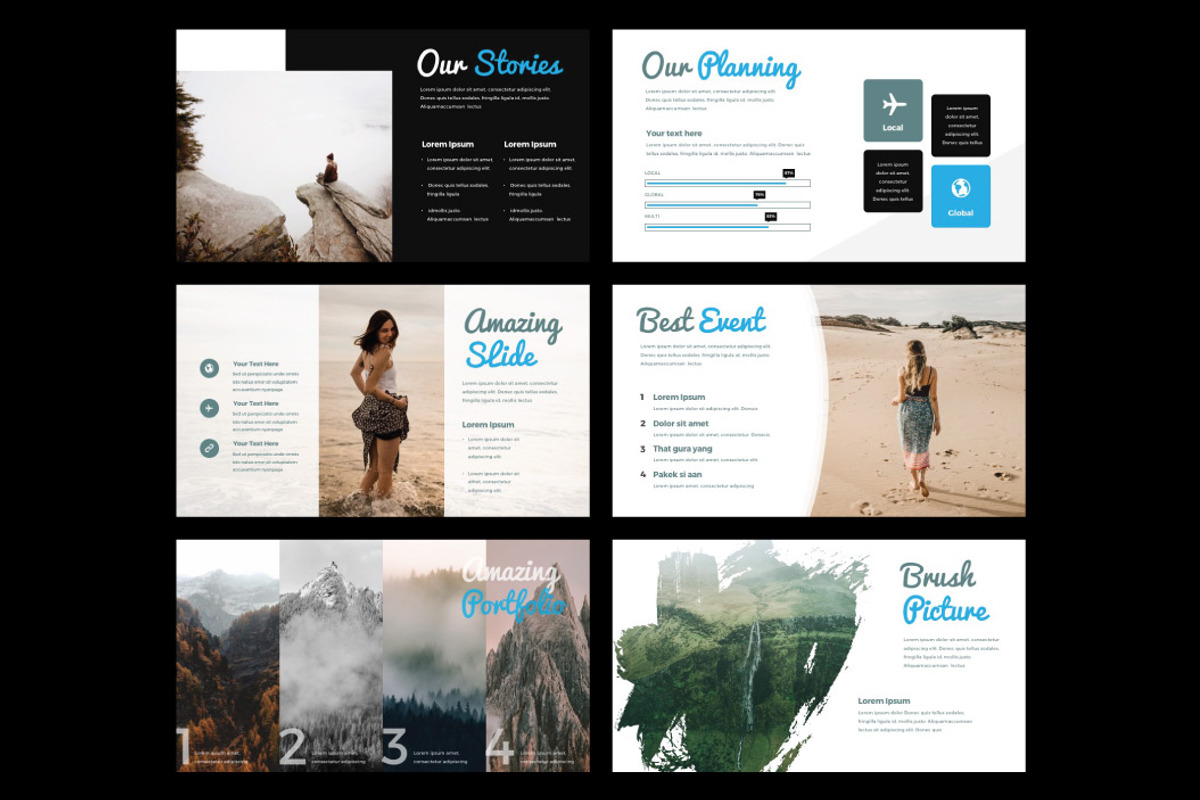 ADVENTURE - Powerpoint Template, a Presentation Template by Shafura