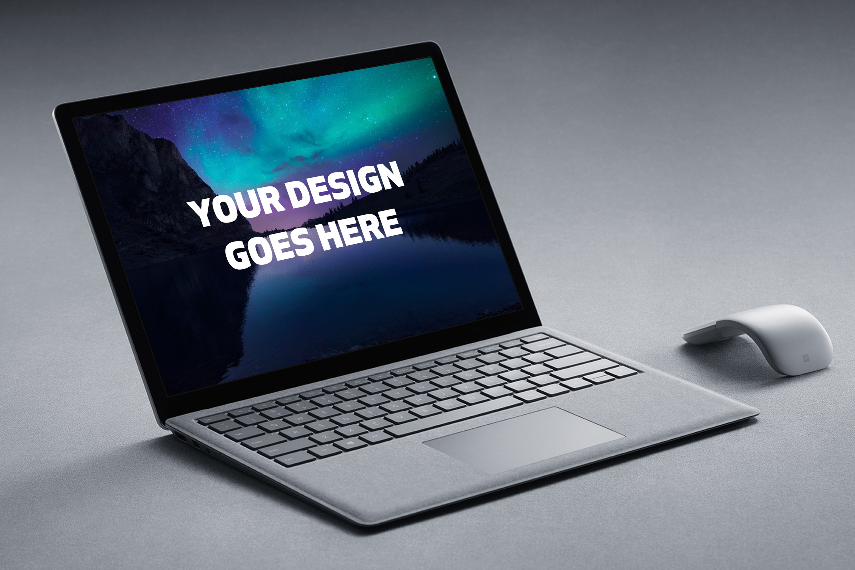 Microsoft Surface Laptop Mock-up#16, a Device Mockup by vraiana ...