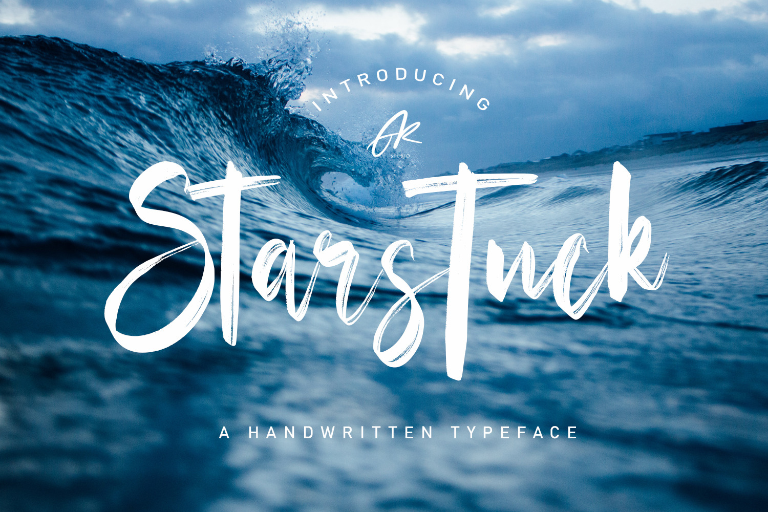 Starstuck - Handwritten Typeface, a Font by Arendxstudio