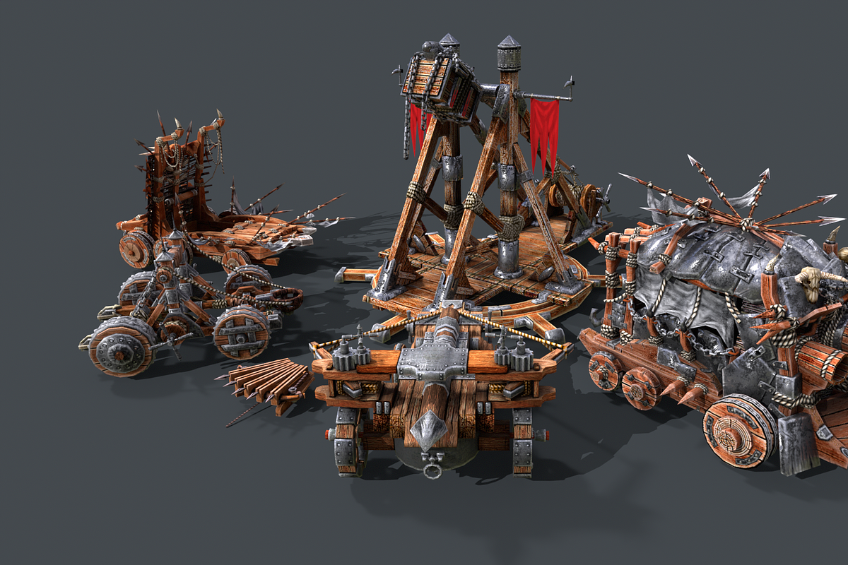 Medieval War Machines, a Cars & Vehicle 3D Model by Beatheart Creative ...