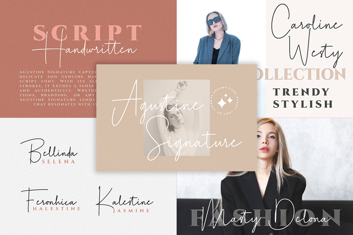 Beautiful Script Font Bundle Vol 2