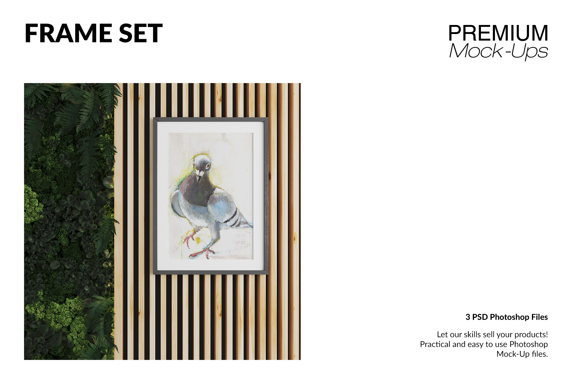 3 Shapes of Frame Mockup, a Product Mockup by mock-ups