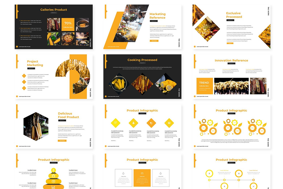 Ingredient - Powerpoint Template, a Presentation Template by AQR Studio