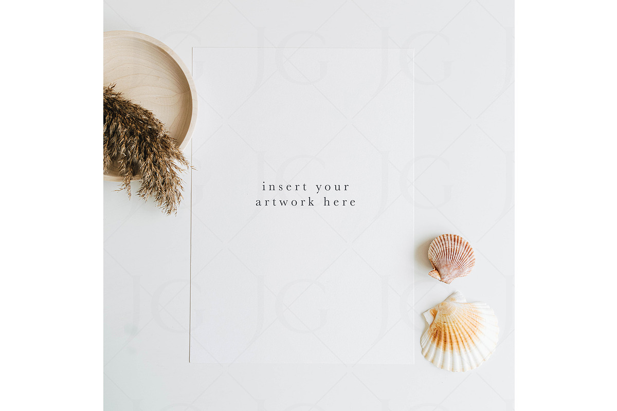Anya Print Frame Mock Up Collection, a Print Template by Jade Golding ...