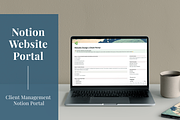 Website Project Notion Portal Template