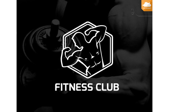 Fitness club, a Branding & Logo Template by blends.studio | Creative Market