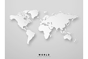 World map detailed | Work Illustrations ~ Creative Market