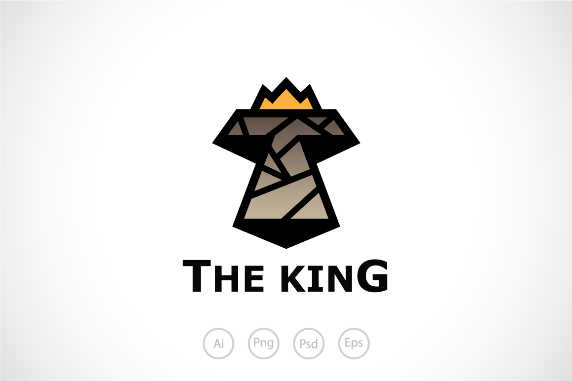 Alphabet T The King Logo Template, a Branding & Logo Template by ...