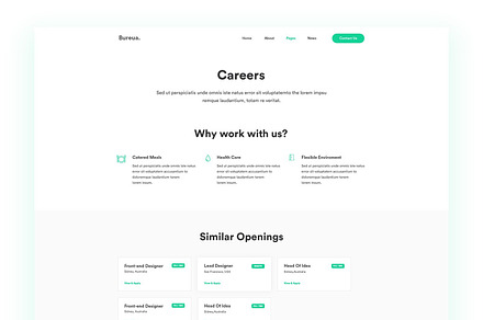 4 Blog Page UI KIT In 1, an UI Kit Template by ArtGalaxy