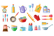 Kitchen Tools colorful Vector, an Icon by TopVectors