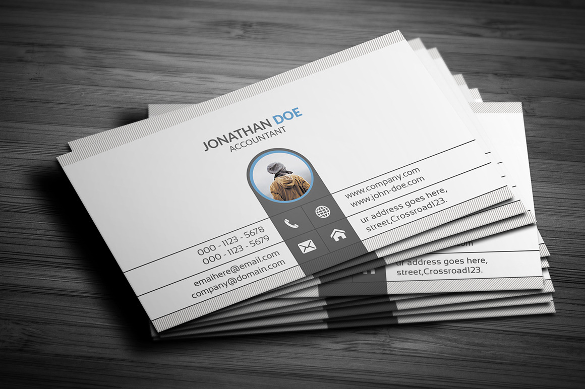 Business Card, a Business Card Template by Pixelpick