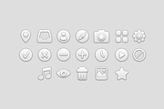 White icons pack, an Icon by Sayid | Creative Market